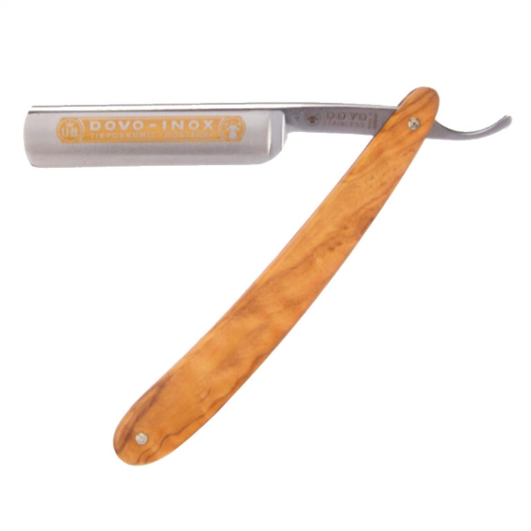 Dovo INOX Straight Razor with Olive Wood Scales | Stropt